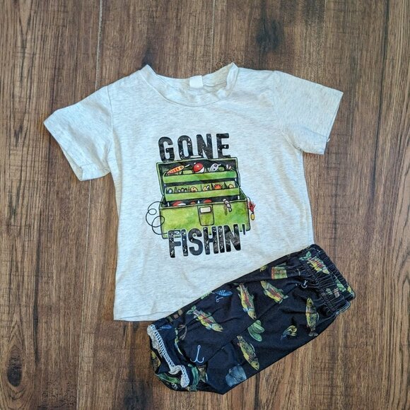SHEIN | Matching Sets | 2t Gray Shein Fishing Matching Set | Poshmark